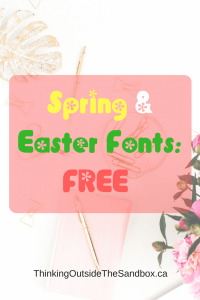 Best FREE Spring and Easter Fonts